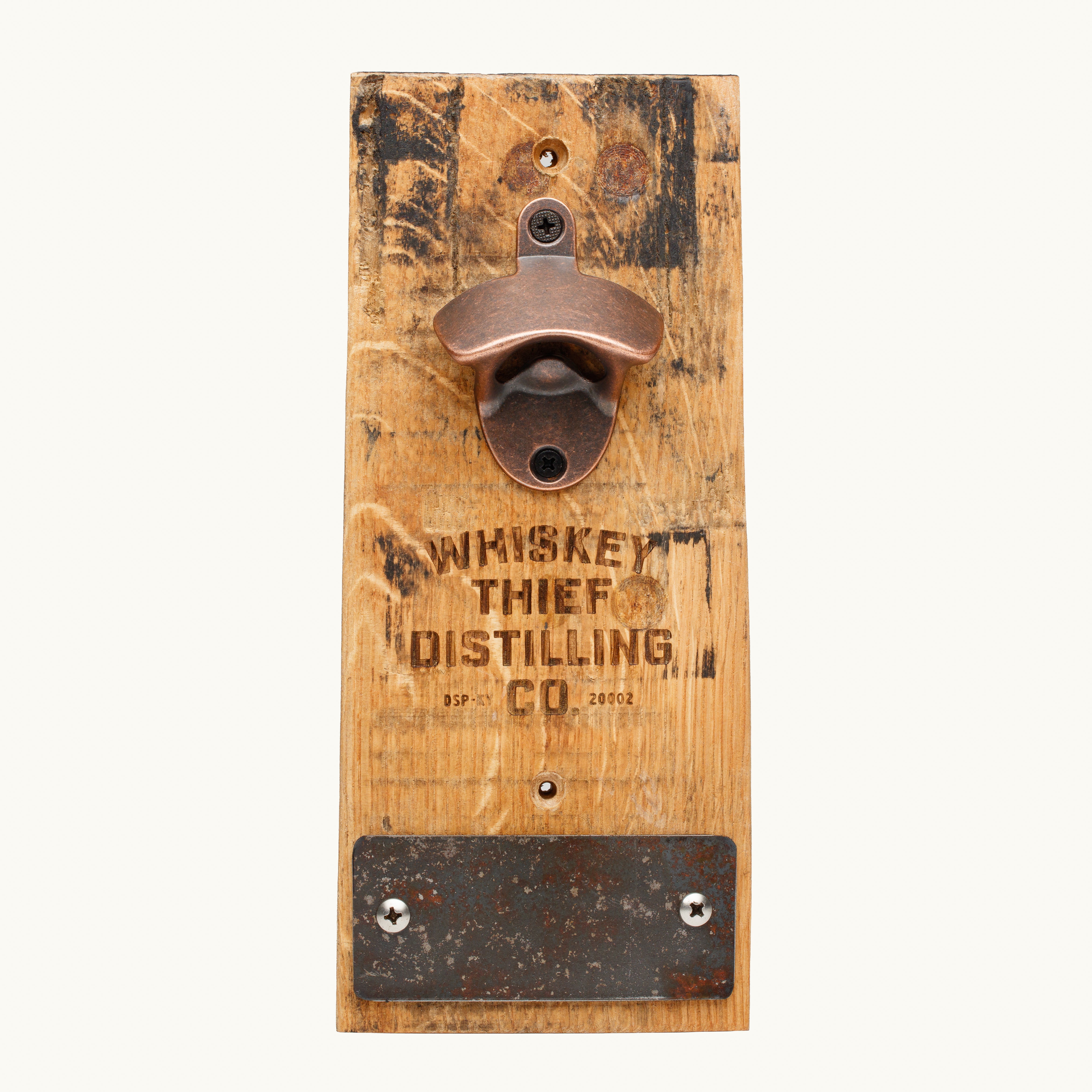 Whiskey Thief Mountable Barrel Stave Bottle Opener | WTDC Online