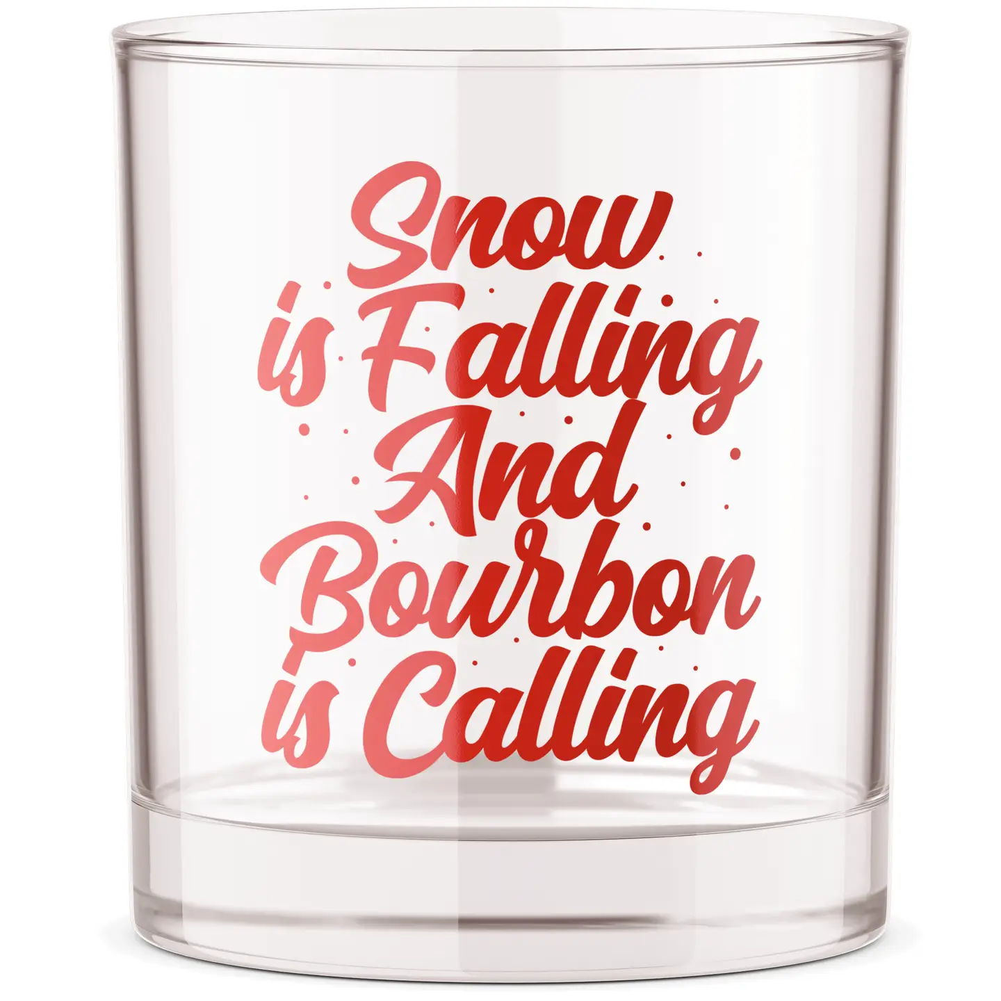 Snow is Falling Rocks Glass | Whiskey Thief Distilling Co.